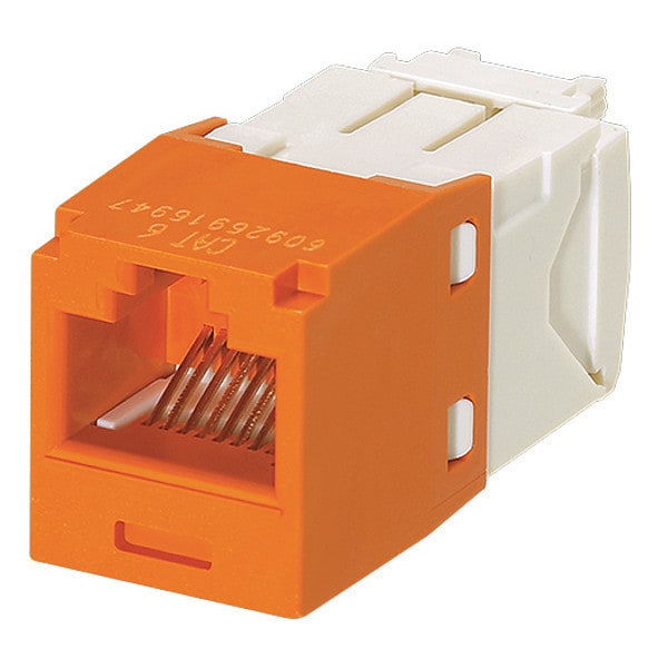 Panduit Module, Cat6, Utp, 8p8w, Universal, Or, Tg CJ688TGOR | Zoro