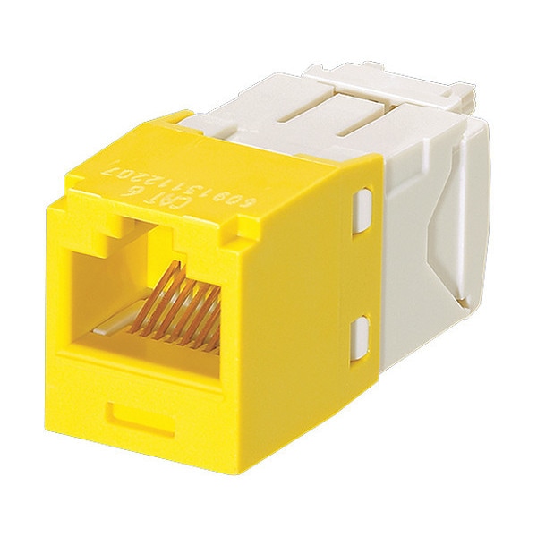 Panduit Module, Cat6, Utp, 8p8w, Universal, Yl, Tg CJ688TGYL | Zoro