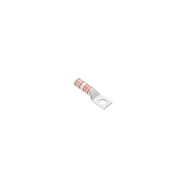Panduit Lug Compression Connector, 2 AWG Max, Long Barrel, Copper ...