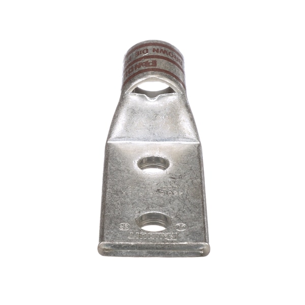 Panduit Copper Compression Lug, 2 Hole, 45 Degree Bend0 Kcmi LCDX450-12 ...