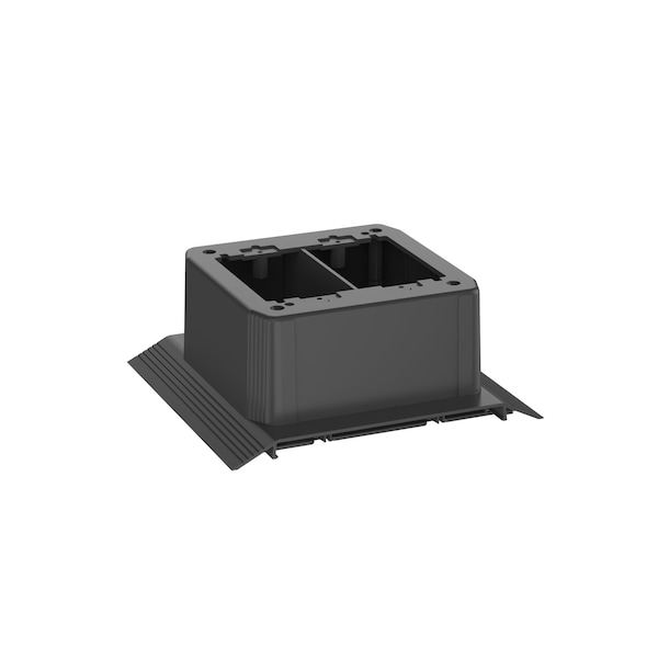 Panduit Above Floor Raceway Junction Box, Black AFR4JB2SBL | Zoro