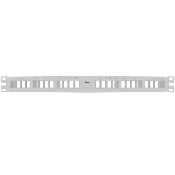 Panduit Modular Patch Panel, Angled, Flush Mo NKPPA24FMWH | Zoro