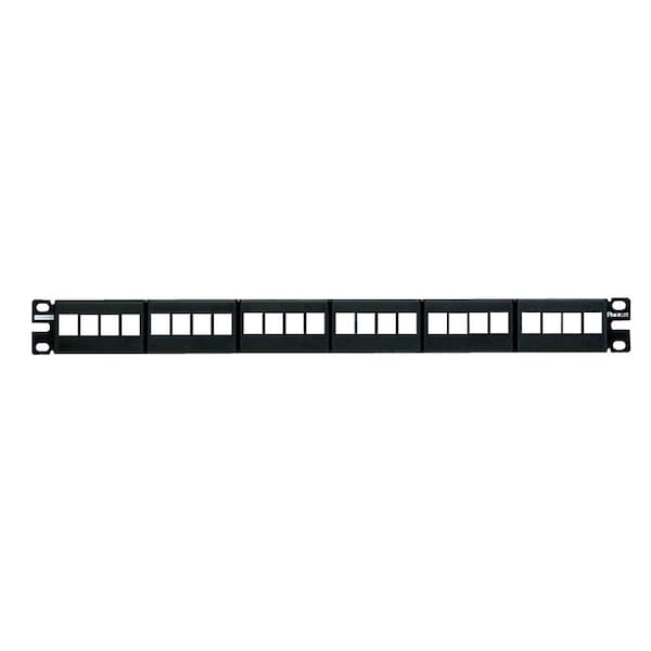 Panduit Modular Patch Panel, Flat, 24 Port, 1 NKFP24Y | Zoro
