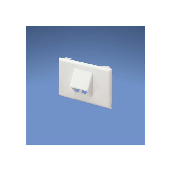 Panduit Snap-On Horizontal Sloped Communication T70FH2WH | Zoro