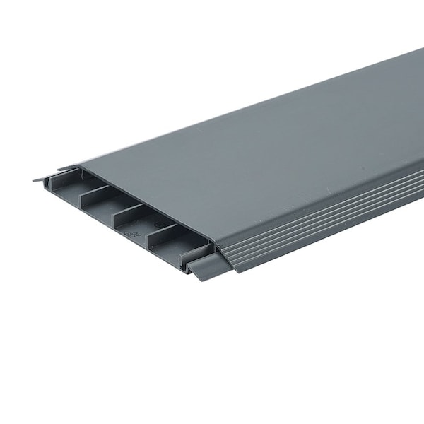 Panduit Above Floor Raceway Base And Cover, 6 Ft, Office Slate ...