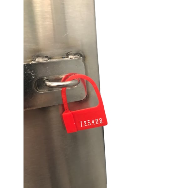 Omnimed Tamper Evident Safety Lockout Seals (Numbered), Red, PK100 ...