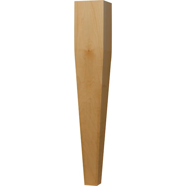 Osborne Wood Products 18 x 2 3/4 Four Sided Tapered Coffee Table Leg in ...