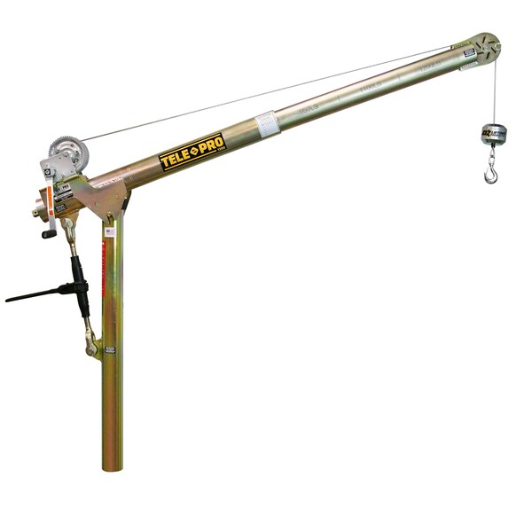 Oz Lifting Products 1200lbs Davit Crane W/ telescoping boom Adjsmt With ...