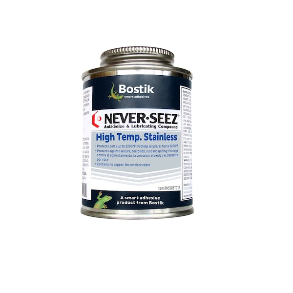Bostik Bostik Never Seez High Temperature Stainless 16 oz. Brush Top ...
