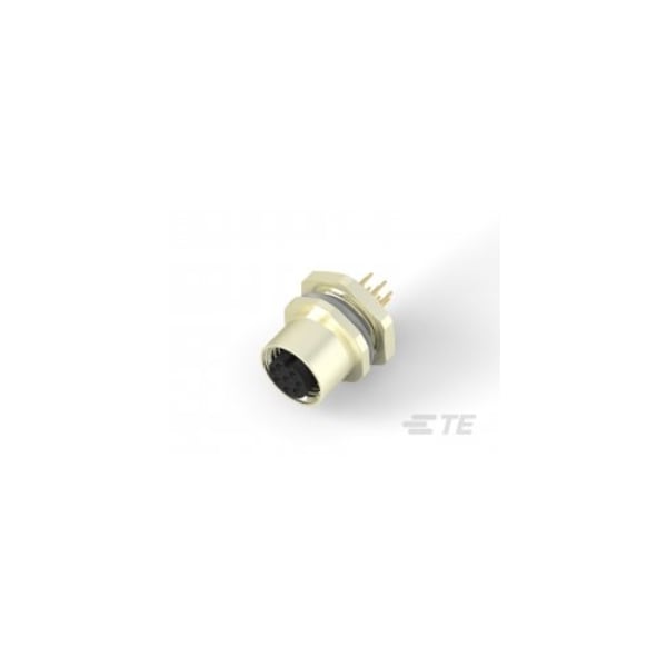 Te Connectivity M12, FRONT MOUNT, FEMALE, A, 8P, SO T4143012081000 | Zoro