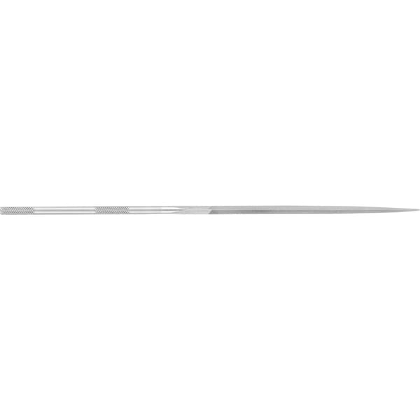 Pferd 6-1/4" Three Square Needle File - Knurled Handle, Cut 0 12009 | Zoro