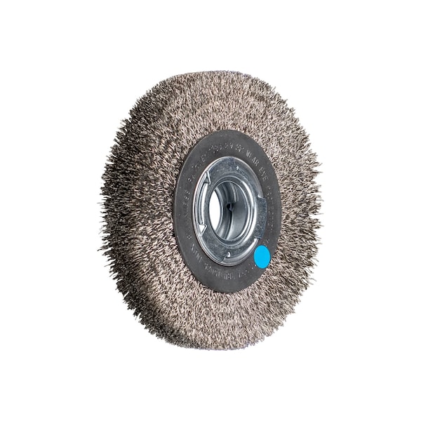 Pferd 6" Crimped Wire Wheel - Medium Face - .012 SS Wire, 2" A.H. 81160 ...