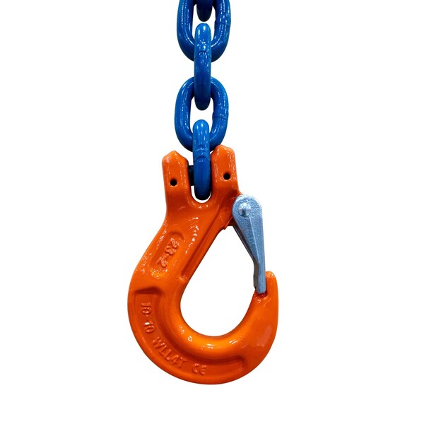 Starke Lower Sling Hook w/ Safety Latch, 5/16in Chain, G100 SCS-516HSH ...
