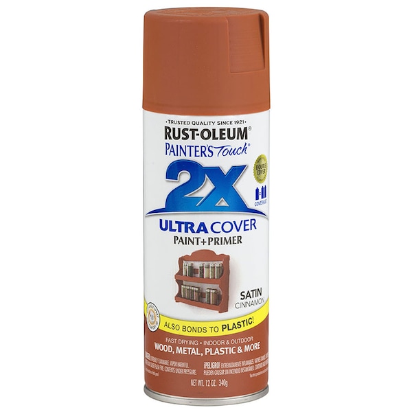 Rust-Oleum Spray Paint, Cinnamon Painter's Touch, Satin, 12 oz 249084 ...
