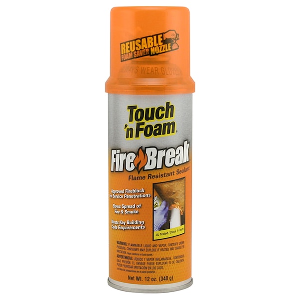 Dap Fire Barrier Spray Foam Sealant, Aerosol Can, Orange 501212 | Zoro