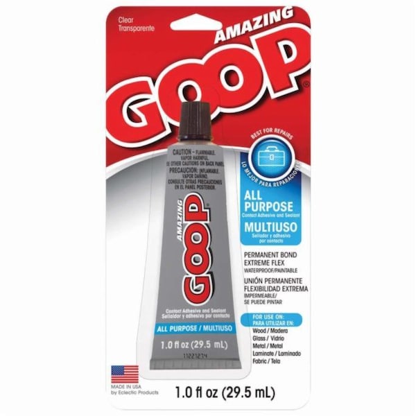 ECLECTIC 1 Oz Amazing Goop All Purpose Contact Adhesive and Sealant ...