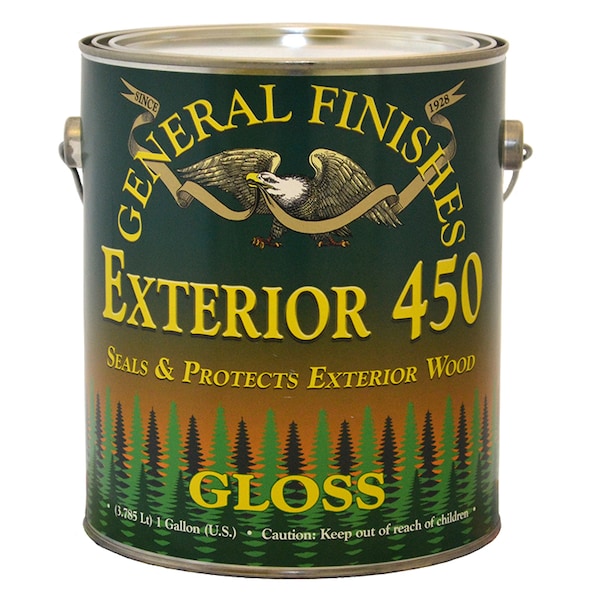 General Finishes 1 Gal Clear Exterior 450 Topcoat Water-Based Topcoat ...