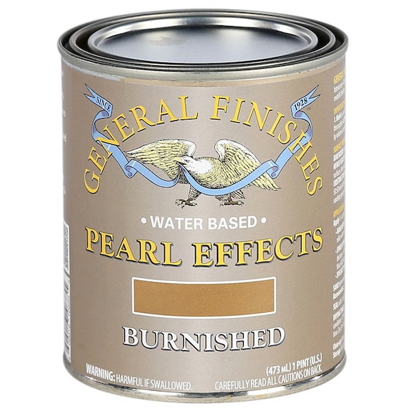 General Finishes 1 Pt Burnished Pearl Effects Water-Based Pearlescent ...