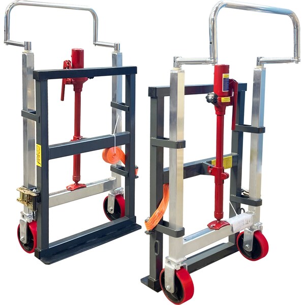 Pake Handling Tools Furniture & Crate Mover, Flow-Back Handle, 3960 lb ...