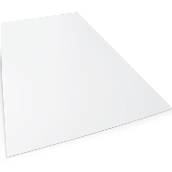 Projectpvc 48 in. x 24 in. x 0.079 in. Foam PVC White Sheet 168472 | Zoro