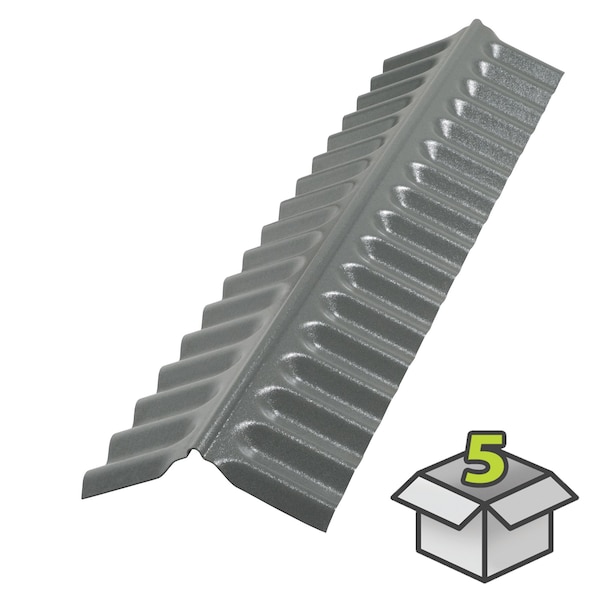 Suntop 4 Ft White Opal Ridge Cap, 5PK 193385 | Zoro