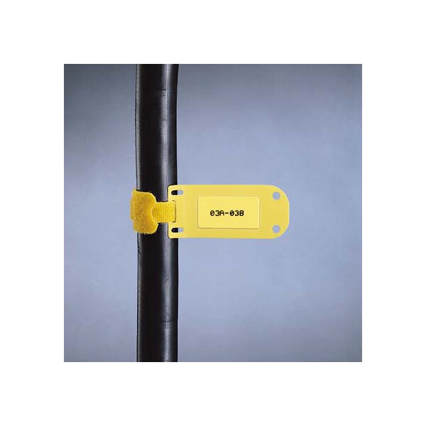 Panduit Self-Laminating Cable Marker Holder, 3"x SLCT-YL | Zoro