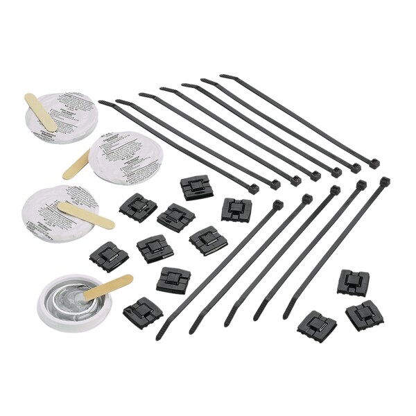 Panduit Epoxy Mounting Kit w/ 12 Mounts & Ties, EMSK12-4-12-X0, PK 10 ...