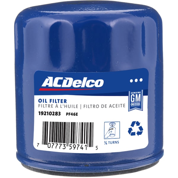 AC DELCO Filter Asm-Oil Pf46E,Pf46E (PF46E) | Zoro