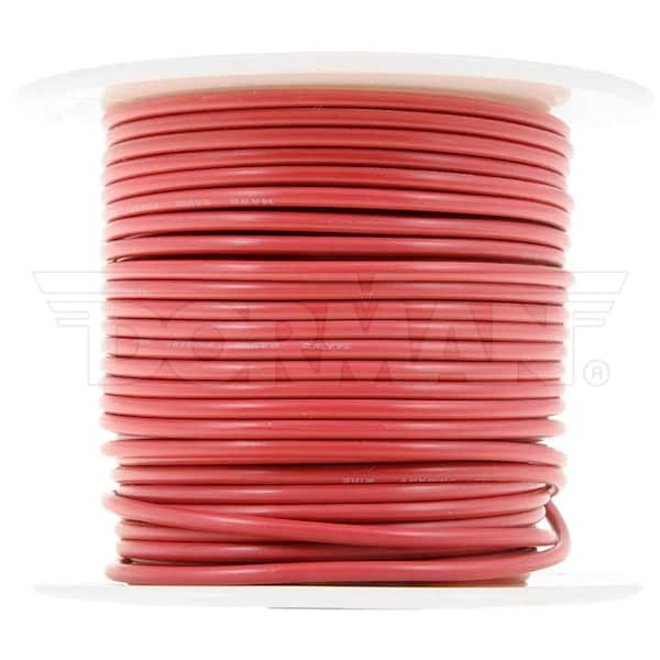 Motormite 14 Gauge Red Primary Wire-Spool, 85776 85776 | Zoro