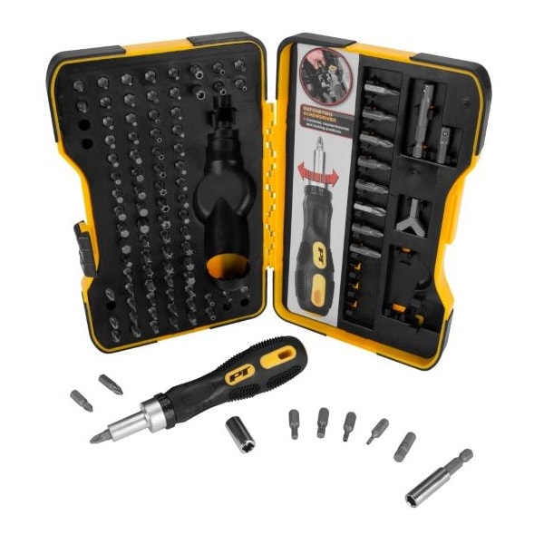Performance Tool 101-Pc Ratcheting Bit Driver Set Bit Driver Set ...