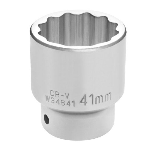 Performance Tool 3/4 In Dr. 12 Pt Socket 41Mm Socket 12Pt 41M, W34841 ...