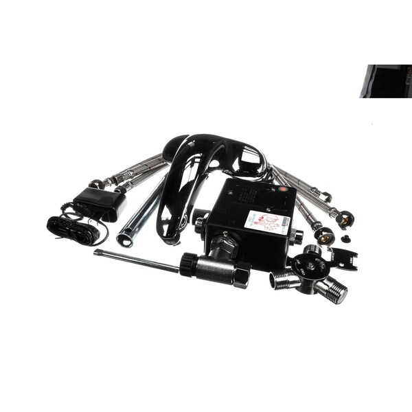 T&S Brass Equip Sensor Faucet 4 Deck Mount 5 Cast Spout 5EF-2D-DS-WS | Zoro