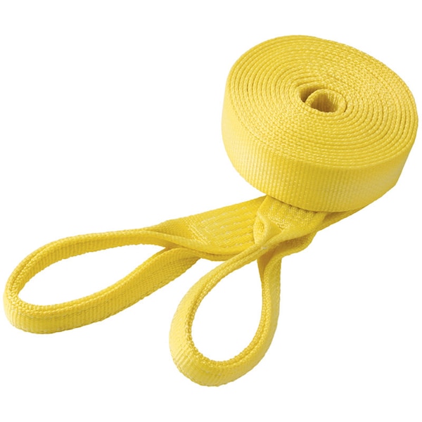 Peerless Chain 2"X20' TOW STRAP W/SEWN EYES, CC2002 CC2002 | Zoro