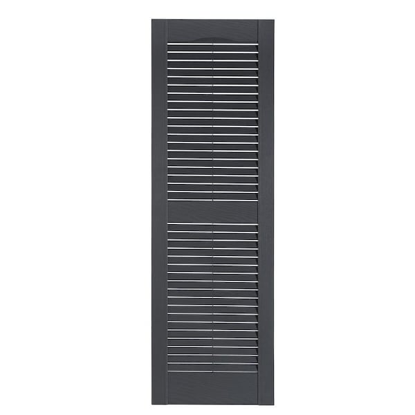 Perfect Shutters 15 Inch x 67 Inch Louver Exterior Vinyl Shutter, PR ...