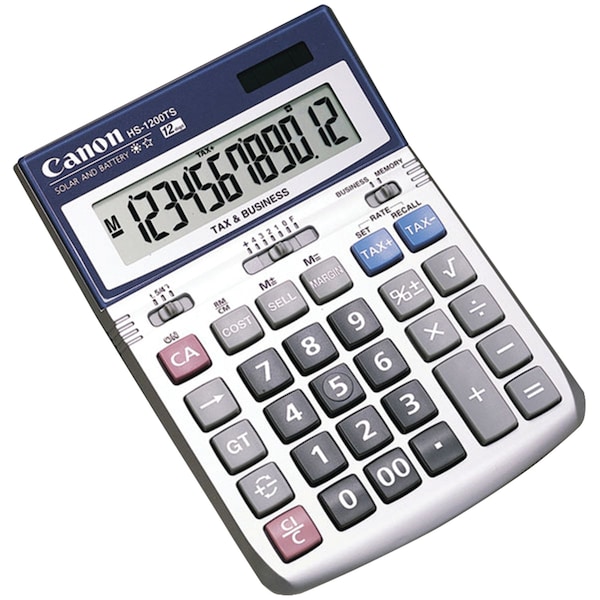Canon HS1200TS 12-Digit Calculator 7438A023 | Zoro