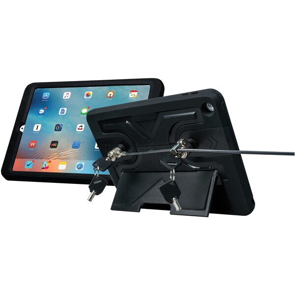 Cta Digital Rugged Security Case with Kickstand and Anti-Theft Cable ...