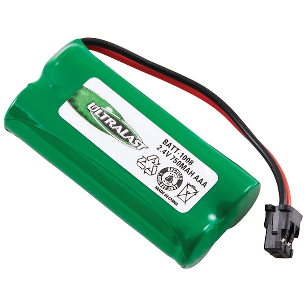 Ultralast Replacement Battery for Radio Shack 43-264 Cordless Phone ...