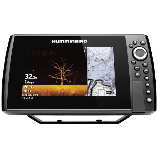 Humminbird HELIX 8 CHIRP MEGA DI GPS G3N Fishfinder with Bluetooth and ...