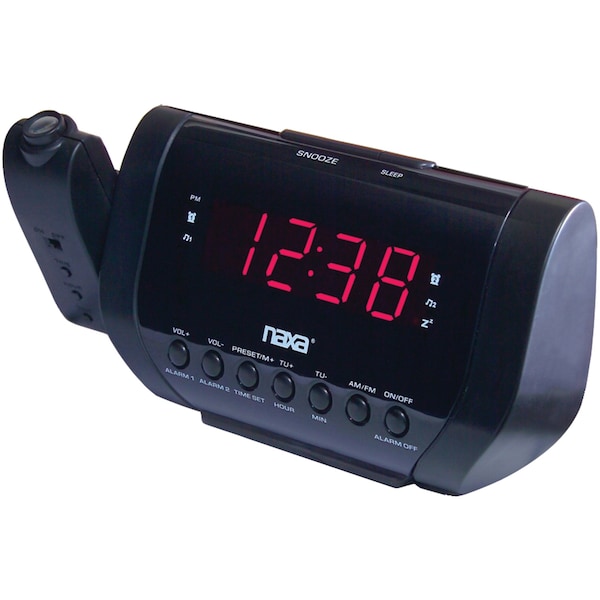 Naxa Projection Dual Alarm Clock NRC-173 | Zoro