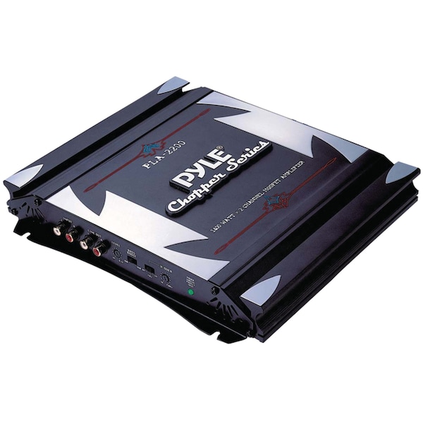 Pyle Chopper Series 2-Channel 1400W Bridgeable Class AB Amp PLA2200 | Zoro