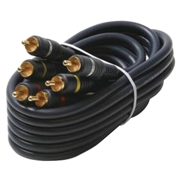 Steren Triple 6 ft. RCA Composite Video Cable 254-315BL | Zoro