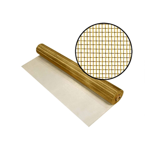 Phifer Bright Bronze Insect Screening, 24 x 25', 90 Copper 10 Zinc ...