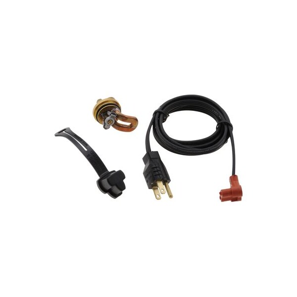 Zerostart Engine Heater - 400W 120V, 30Mm Plug, Brass Adapter Ford ...