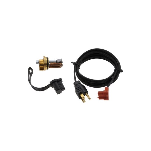 Zerostart Engine Heater - 400W 120V, 30Mm Plug, Brass Adapter Perkins ...