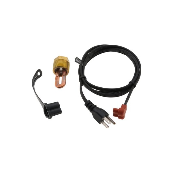 Zerostart Engine Heater - 600W 120V, 35Mm Plug, Brass Adapter Gm, Isuzu ...