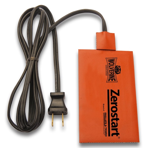 Zerostart Silicone Pad, Battery - 25W, 120V, 0.2A - 5in. 12.7 Cm X 3in ...