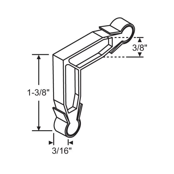 Strybuc Die Cast Tilt Corner Key 900-17541 | Zoro
