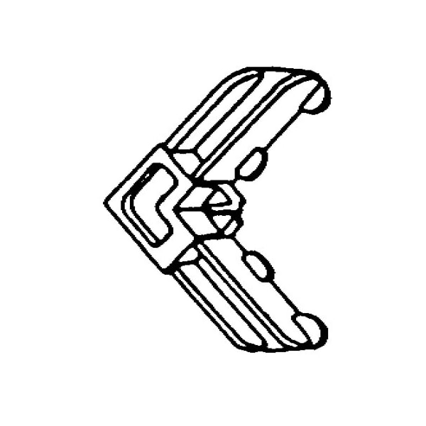 Strybuc Plastic Corner Key White 90-455 | Zoro