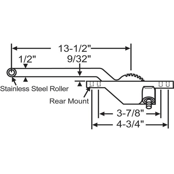 Strybuc Single Arm Casement Operator 36-440-3 | Zoro
