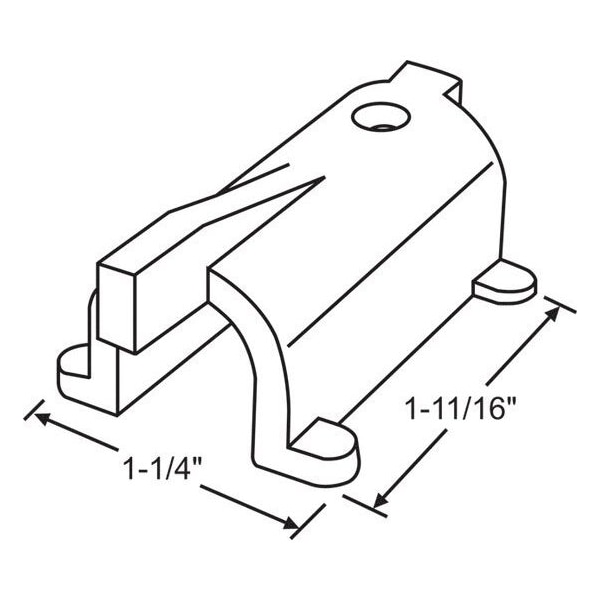 Strybuc Black Sash Stop 83-700 | Zoro